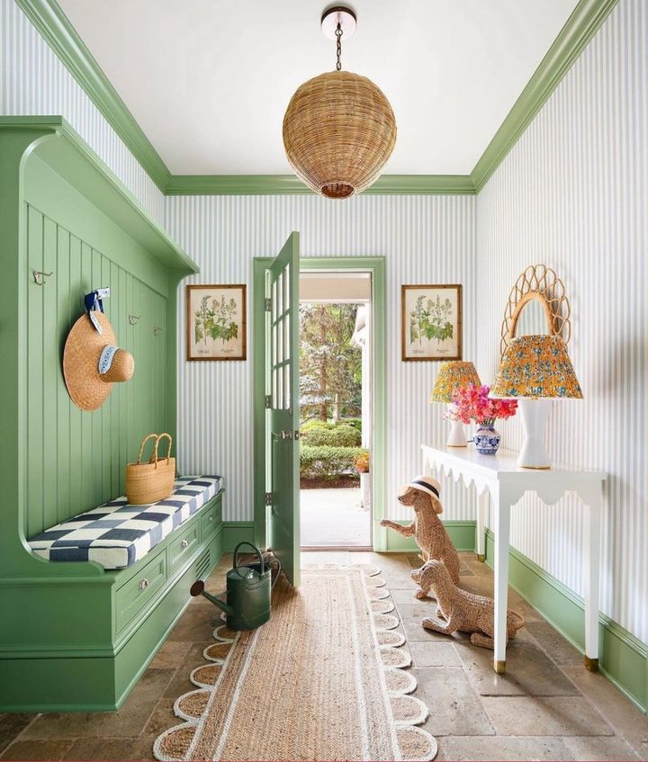 Trending for Fall: Apple Green Interiors + How to Get the Look ...