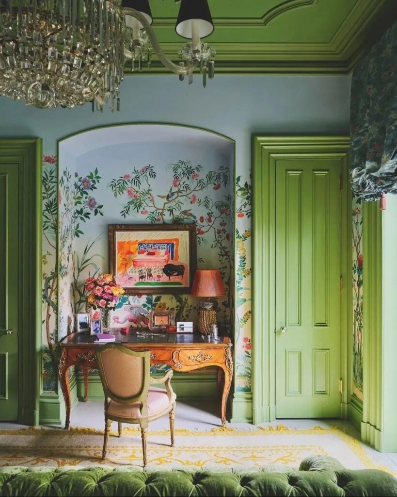 Trending for Fall: Apple Green Interiors + How to Get the Look ...