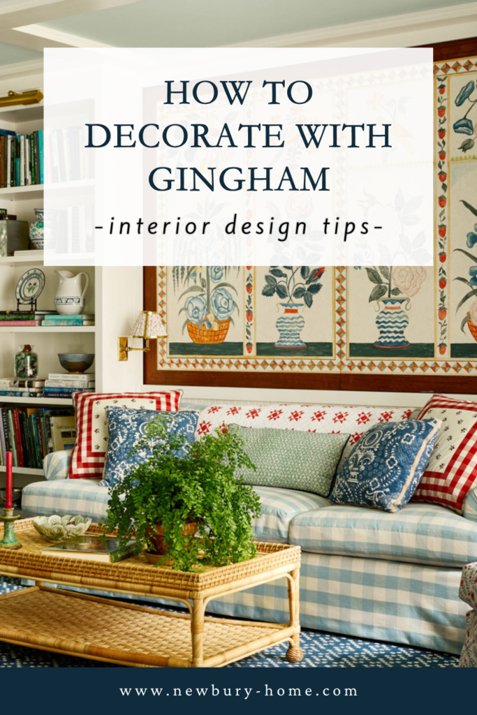 How to Decorate with Gingham - Copy These Beautiful Decorating Ideas ...