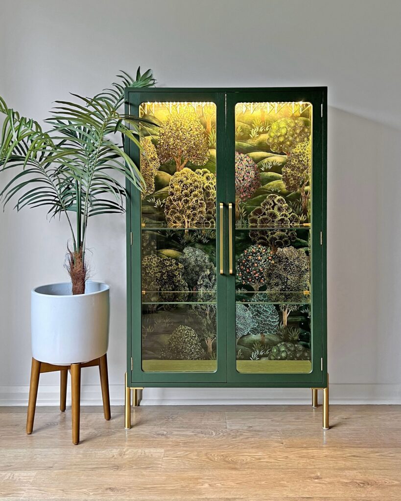 Revamp Your Shelves - Chic Cabinet Wallpaper Ideas You’ll Love ...